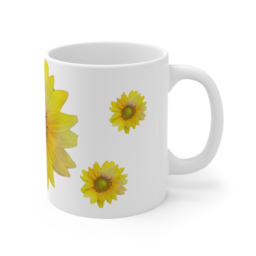 Sunflower Ceramic Coffee Mug | Bella's Little Farm