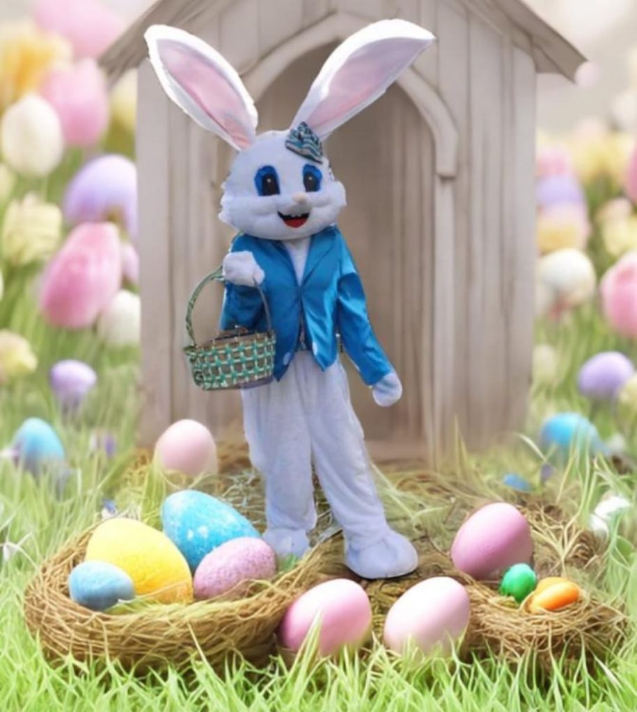 Live Bunny, Surprise Easter Bunny Visit with Eggs